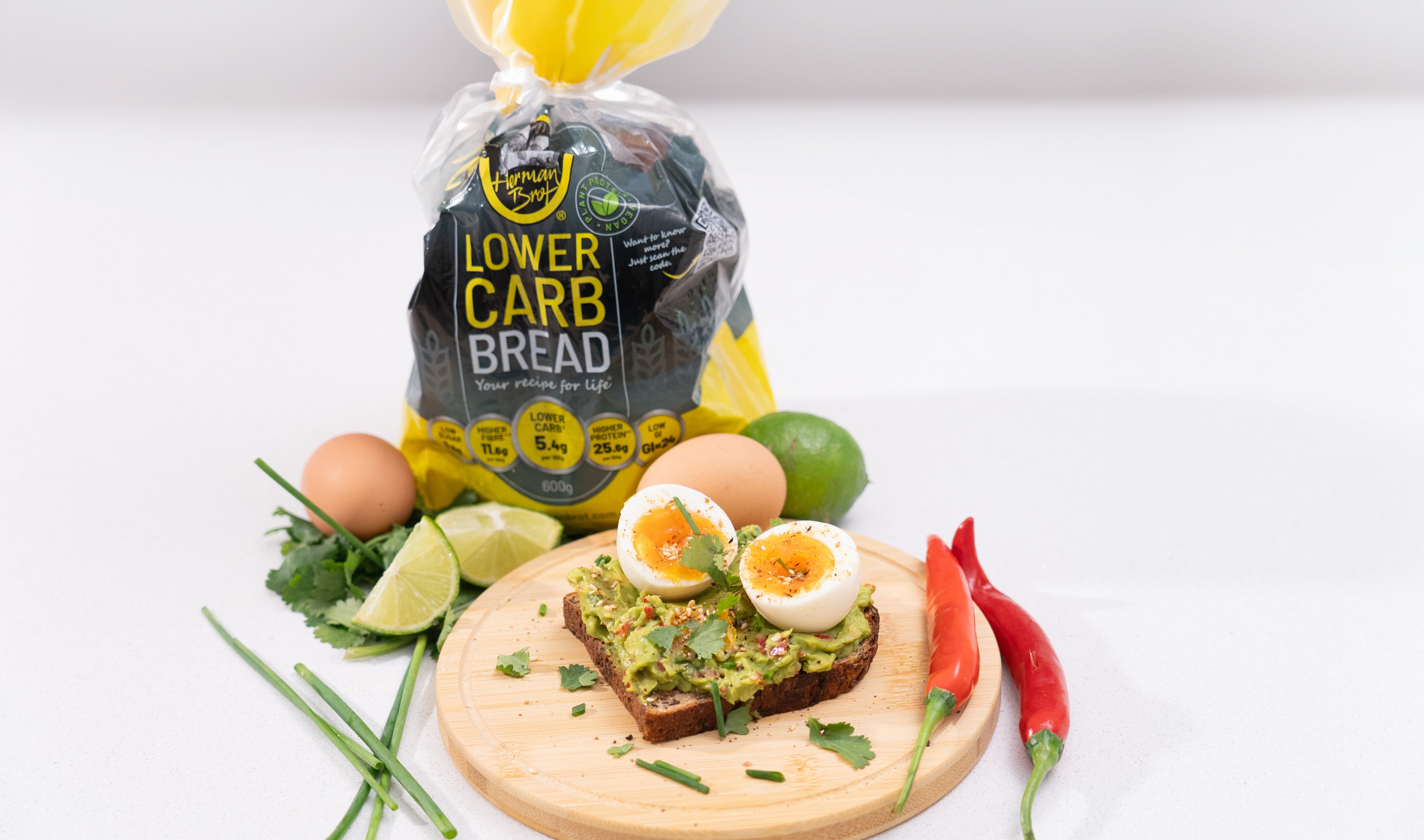 Kickstart Your Day with a Chilli Egg Avo Smash on Low Carb Bread ...