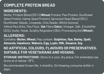 Complete Protein Bread - No. 1 Bread on the shelf – Herman Brot