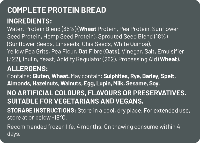 Complete Protein Bread - No. 1 Bread on the shelf – Herman Brot