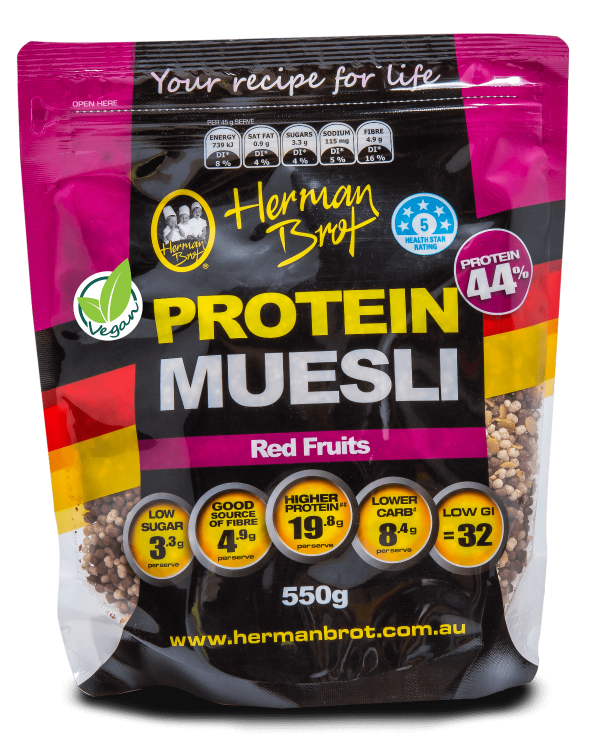 Herman Brot Low Carb High Protein Low GI Plant based (Vegan) Food